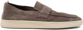 Officine Creative Homme, Chaussures, Brun, Taille: 43 1/2 EU Herbie 001 Mocassins en daim