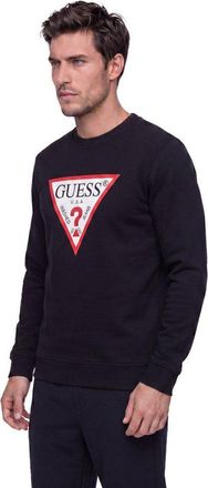 Guess Sweatshirt RED TRIANGLE Rundhalsausschnitt, Regular Fit, Logodruck