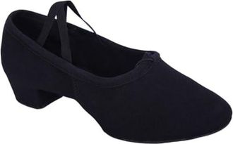 FOMIYES Chaussures de Danse Femme à Talon Bas Semelle Antidérapante Légères et Durables pour Ballet Gymnastique et Yoga pour Pratique
