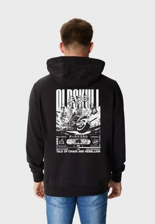 Oldskull Kapuzensweatshirt ASIAN FUTURISM RIDER (1-tlg) mit angesagtem Backprint