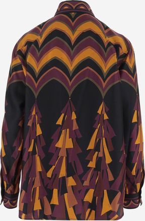 Emilio Pucci Baiadera Print Silk Twill Shirt - Multicolor