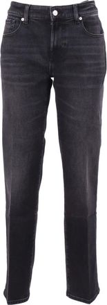7 For All Mankind Homme, Jeans, Noir, Taille: W29 Calie Jeans droits