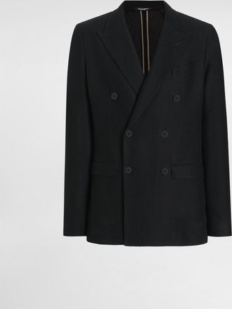 Dolce & Gabbana Double-breasted Taormina Jersey Jacket - Mann Anz&uuml;ge Und Blazer Schwarz 54