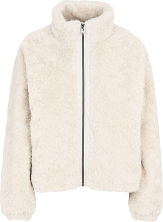 Covered Damen Kunstfell Jacke Chloe, Größe:XXL, Farbe:Beige