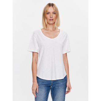 Benetton United Colors Of Benetton T-Shirt 3BVXD1033 Wei&szlig; Relaxed Fit