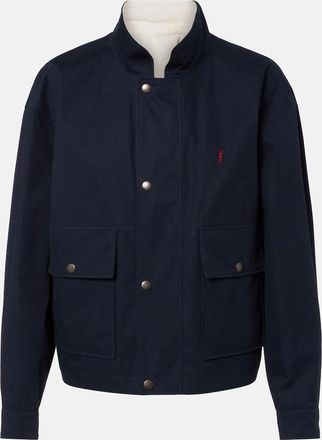 Saint Laurent Blouson r&eacute;versible en coton