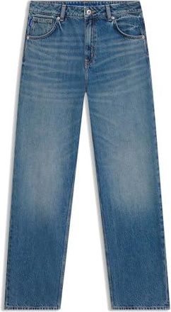 HUGO BOSS Hugo Leni_b Pantalon en Jean, Bleu Moyen, 26W / 30L Femmes