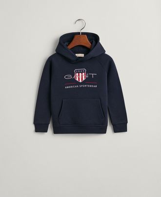 GANT Kinder Archive Shield Hoodie (110/116) EVENING Blau