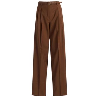 Max Mara Femme, Pantalons, Brun, Taille: 36 FR Pantalon Mstbacio