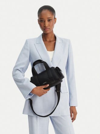 Calvin Klein Handtasche Calvin Klein Webbing Strap Pocket Bag LV04F3291G Schwarz