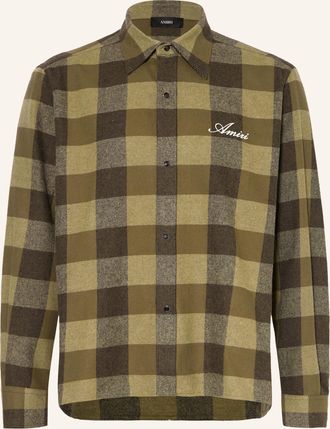 Amiri Amiri Flanellhemd Comfort Fit gruen