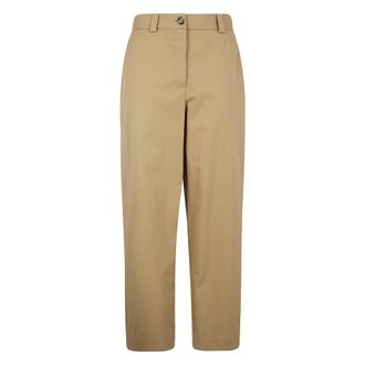 Khaite Hochtaillierte Schlaghose - - Trousers - Damen - Braun - 2XS