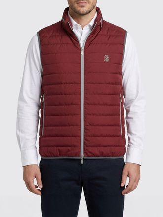 Brunello Cucinelli Gilet BRUNELLO CUCINELLI Homme couleur Rouge