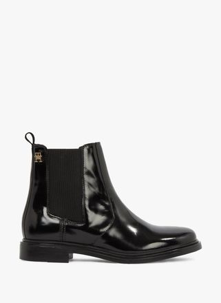 Tommy Hilfiger Bottines Chelsea en cuir verni