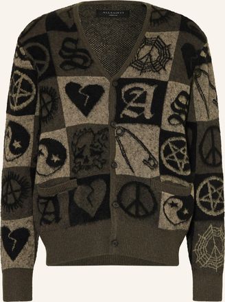 AllSaints Allsaints Strickjacke Travis gruen