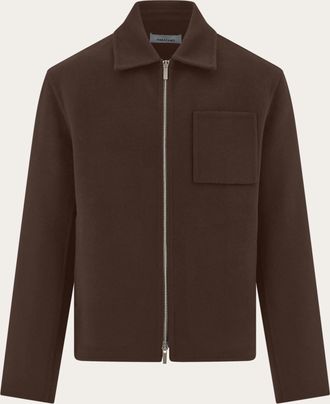Ferragamo Herren Blouson aus Mischkaschmir Braun