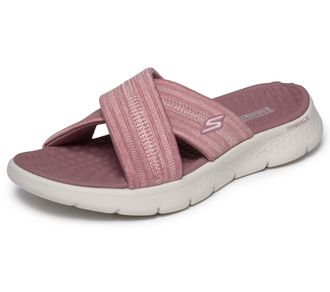 Skechers Damen Go Walk Flex Sandale ImpressedGO WALK FLEX SANDAL IMPRESSED, Mauve Textil, 41 EU