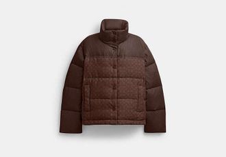 Coach Signature-Daunenjacke