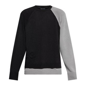 Yohji Yamamoto Pullover mit Logo - - Knitwear - Herren - Schwarzk - S