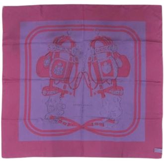 Herm&egrave;s Pre-owned Vintage Silk Scarf - Femme - Pre-owned - Multicolore - Taille: ONE Size