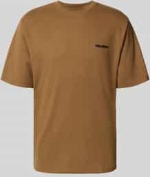 Review T-Shirt mit Logo und Rundhalsausschnitt