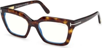 Tom Ford unisex, Accessoires, Brun, Taille: 53 MM Cat Eye Optical Frame