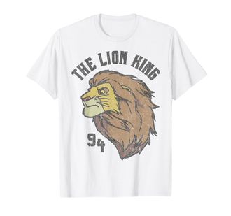Disney Der König der Löwen in Distressed 94 Simba Head T-Shirt