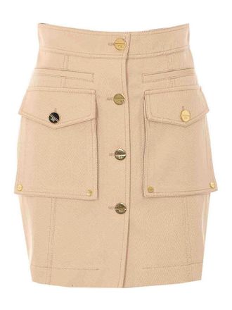 Elisabetta Franchi Jupe Midi - Beige
