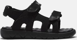 Timberland Perkins Row Sandale mit Fersenriemen f&uuml;r Kleinkinder in Schwarz, Schwarz, Gr&ouml;&szlig;e