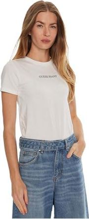 Guess T-shirt à manches courtes Gj Slim Logo Print W4YI01J1314, Blanc, X-Small