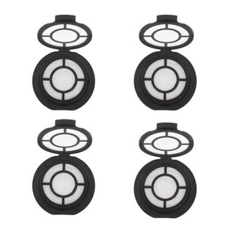 Fackelmann 9321050 Kit de 4 capsules caf&eacute; r&eacute;utilisables compatibles Senseo, capsule caf&eacute; r&eacute;utilisable, accessoires pour machines &agrave; caf&eacute;, dosette caf&eacute; r&eacute;utilisabl