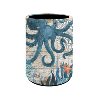 Coloranimal Stiftehalter mit Oktopus-Tieraufdruck, f&uuml;r Schreibtisch, S&uuml;dwest-Azteken-Muster, Stiftehalter, Make-up-Pinselhalter, Etui, B&uuml;ro, Schreibtisch-Organize