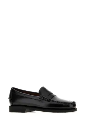 Sebago Leather Moccasin Loafer - Black