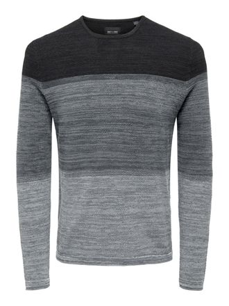 Only & Sons Herren O&S Dünner Langarm Strickpullover Rundhals Basic Sweater Knitted Shirt Jumper ONSPANTER