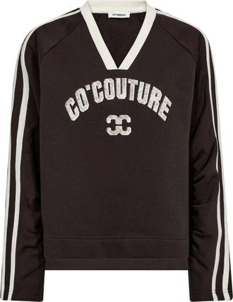 Co'Couture Femme, Tops, Brun, Taille: 38 FR Long Sleeve Top