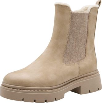 Marco Tozzi Marco Tozzi Damen 2-26437-45 Chelsea-Stiefel, Beige, 38 EU