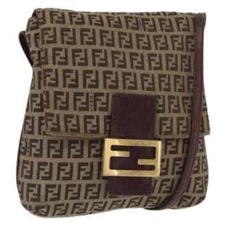 Fendi Pre-owned Canvas Cross Body Bag - - Pre-owned - Damen - Braun - ONE SIZE