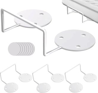 Generic Matratzenstopper - 4 x selbstklebende Fixierer, waschbares und wiederverwendbares Design, universelle Dicke kompatibel, sichere rutschfeste L&ouml;sung f&uuml;r