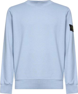 Stone Island Homme, Sweatshirts et sweats &agrave; capuche, Bleu, Taille: M Crewneck SweaT-shirt