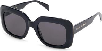 Isabel Bernard Sonnenbrille - La Villette Rive square sunglasses with black lens - Gr. unisize - in Schwarz - für Damen