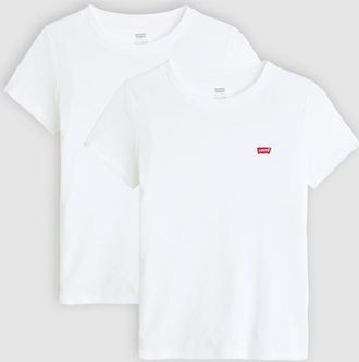 Levi's Basic T-Shirt (2er-Pack) - Damen - Mehrfarbig / Mehrfarbig