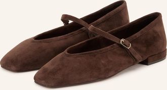 Inuovo Mary-Jane-Ballerinas braun
