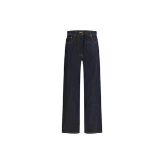Thom Browne Femme, Jeans, Bleu, Taille: 36 FR Pantalon 5 poches en denim Selvedge