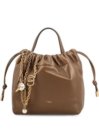 Chlo&eacute; Mini sac seau en cuir Chlo&eacute; Icons