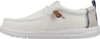 Hey Dude Homme, Chaussures, Blanc, Taille: 44 EU Wally Summer Linen
