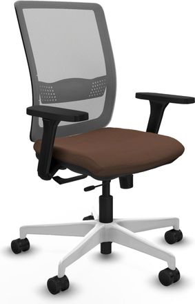 Piqueras y Crespo Haches B&uuml;rostuhl mit 3D-Armlehnen, h&ouml;henverstellbare Lendenwirbelst&uuml;tze, ausgestattet mit Syncro/Traslack und injiziertem Schaum. Mit Rollen von 65 mm