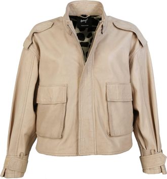 Maze Damen Lederjacke 42020132 Sand L