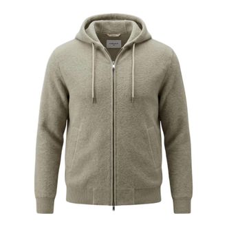 Circolo 1901 Hoodie F.zip G.dyed - - Sweatshirts & Hoodies - Herren - Beige - L