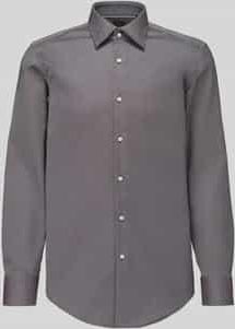 HUGO BOSS Slim Fit Businesshemd aus reiner Baumwolle Modell H-Hank-K