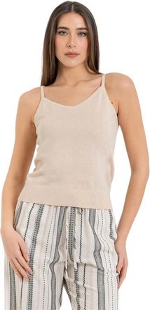 Kocca Femme, Pulls, Beige, Taille: 44 FR D&eacute;bardeur d&eacute;t&eacute; d&eacute;contract&eacute;